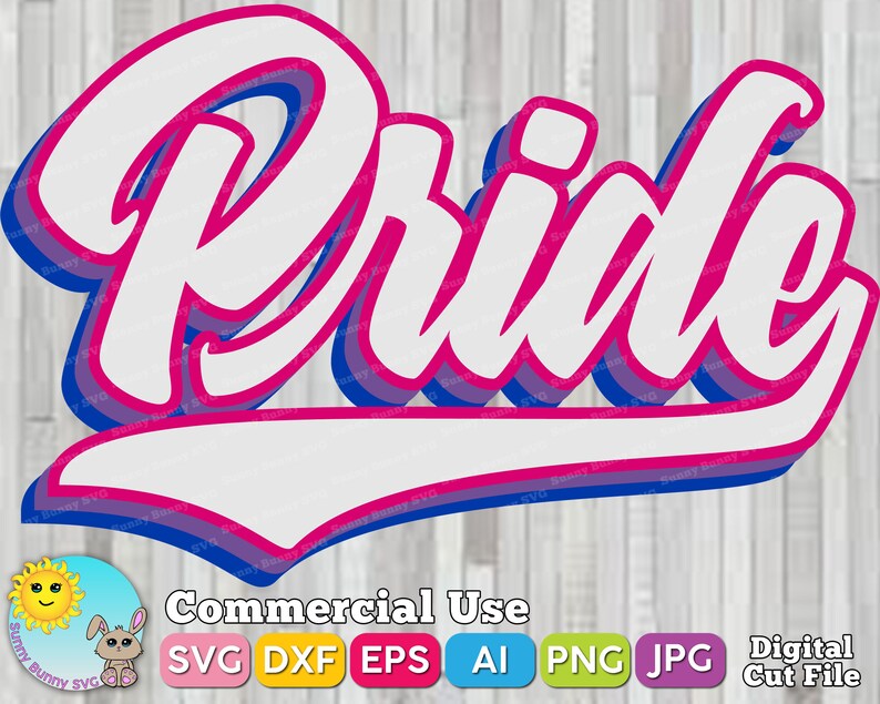 Retro Bi Pride Rainbow Svg Pride Svg Bisexual Pride - Etsy Ireland