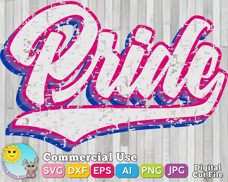 Retro Bi Pride Rainbow Svg Pride Svg Bisexual Pride - Etsy Australia