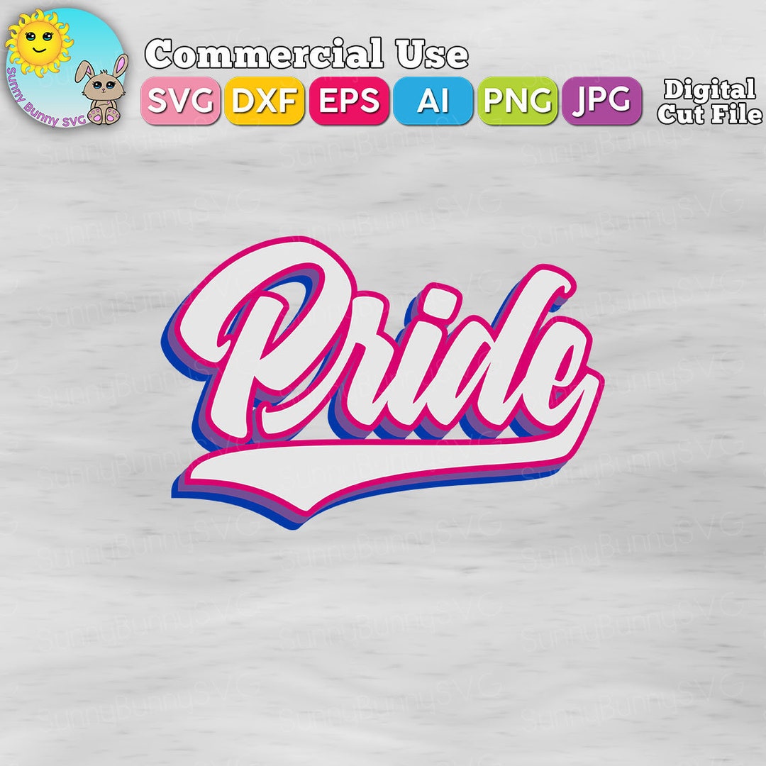 Retro Bi Pride Rainbow Svg Pride Svg Bisexual Pride Gay Pride Trans ...