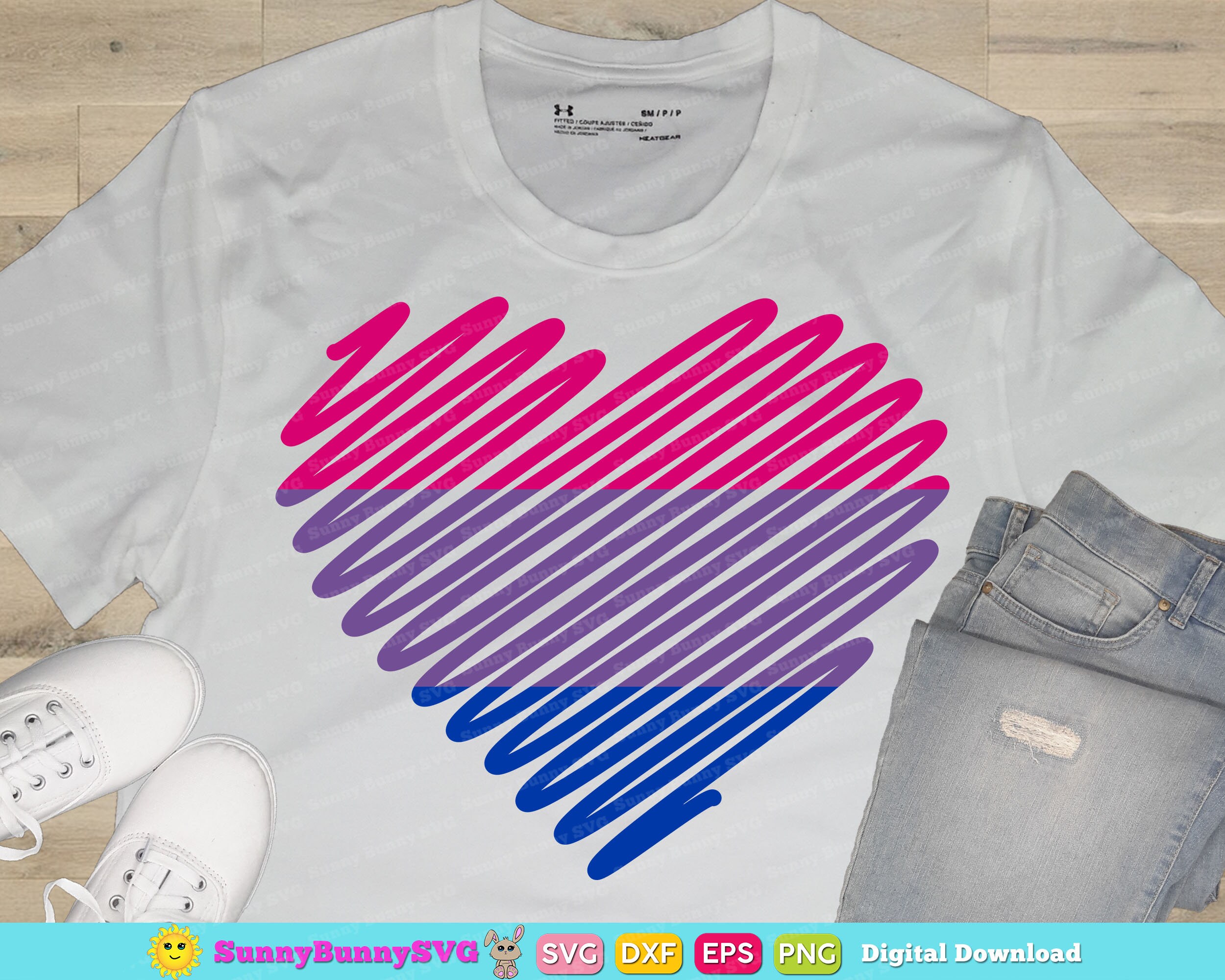 Bisexual Pride Scribble Heart SVG Bundle LGBTQ Svg Pride - Etsy