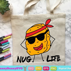 Nug Life Svg Chicken Nuggets Svg Chicken Svg Cute Food Foodie Svg SVG ...