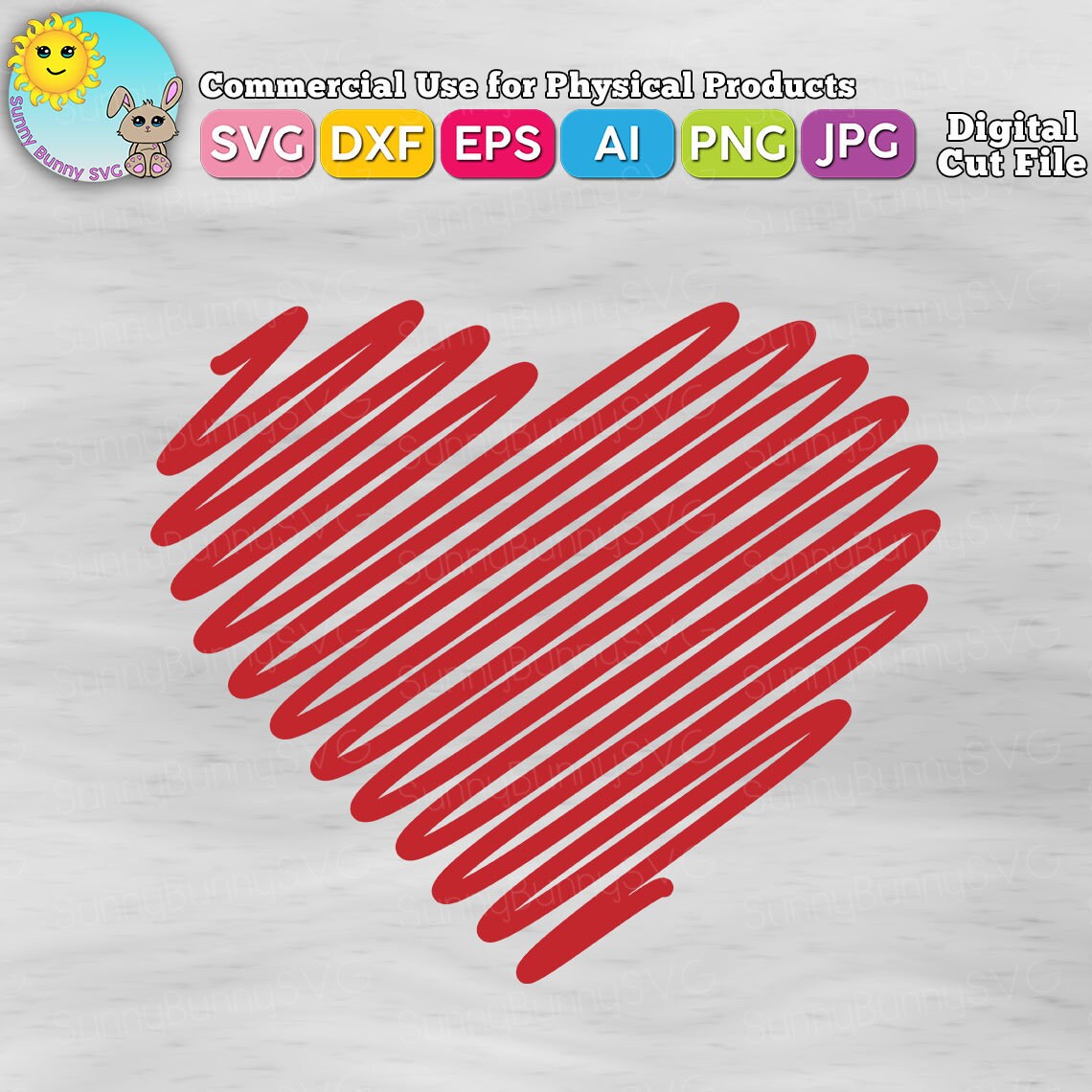 Scribble Heart Svg Love Svg Doodle Heart Svg Grunge Svg Distressed Svg ...