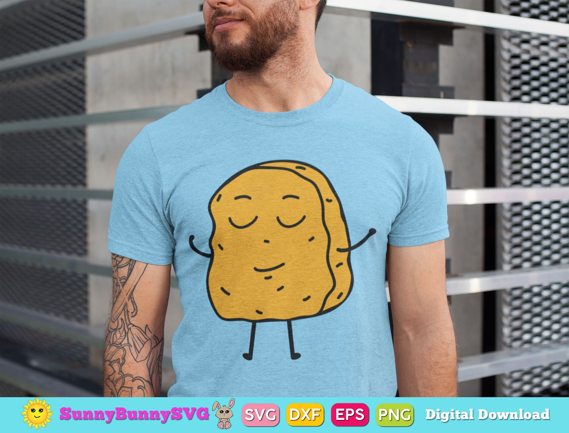 Content Chicken Nugget Svg | Fast Food Svg | Chicken Tenders Svg ...