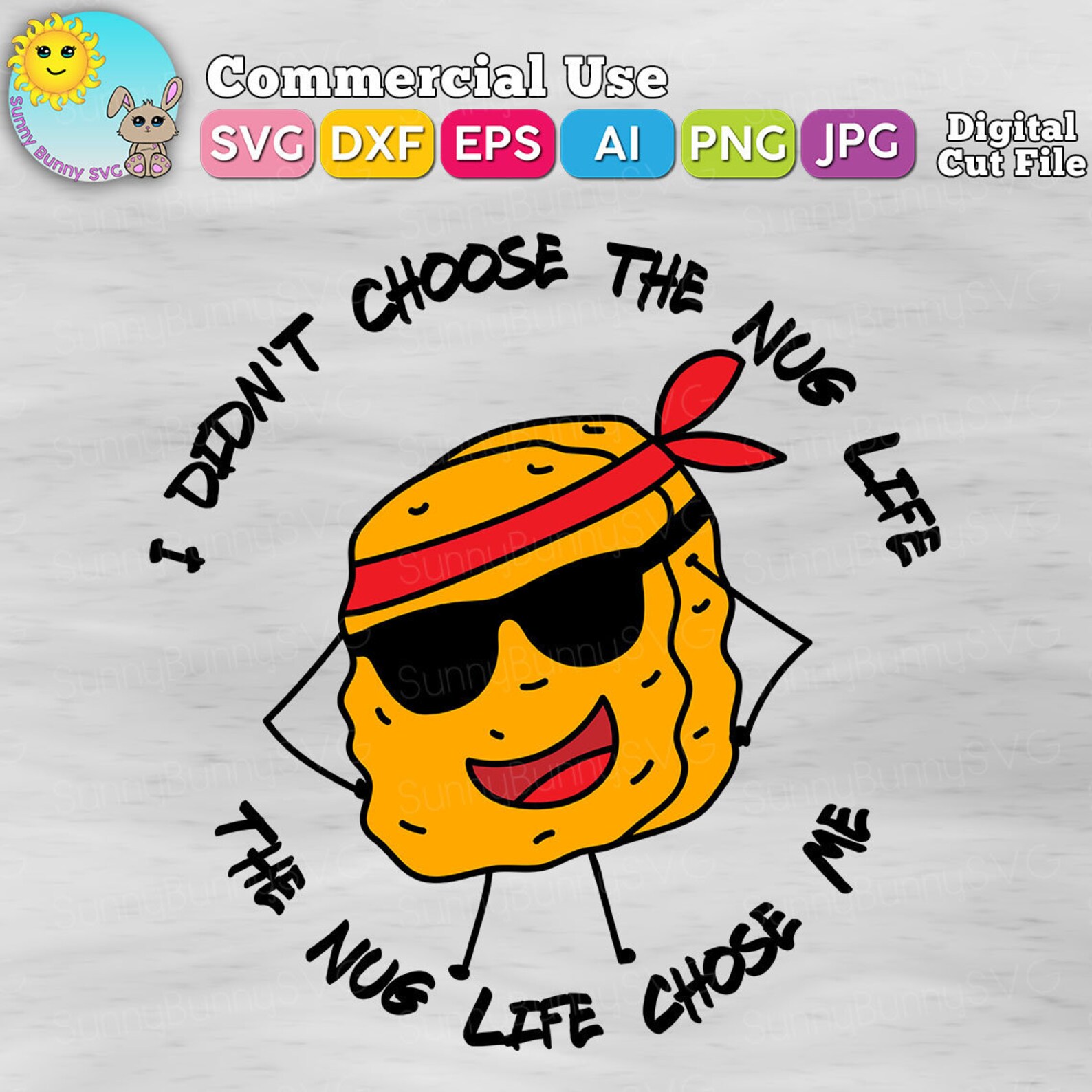 Nug Life Svg Chicken Nuggets Svg Fast Food Svg Chicken | Etsy UK