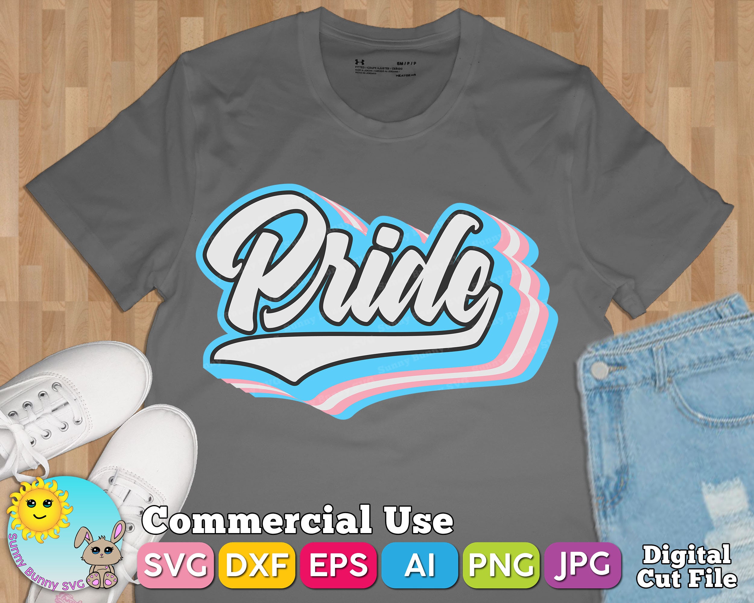 Retro Transgender Pride Svg Rainbow Svg Bisexual Pride - Etsy