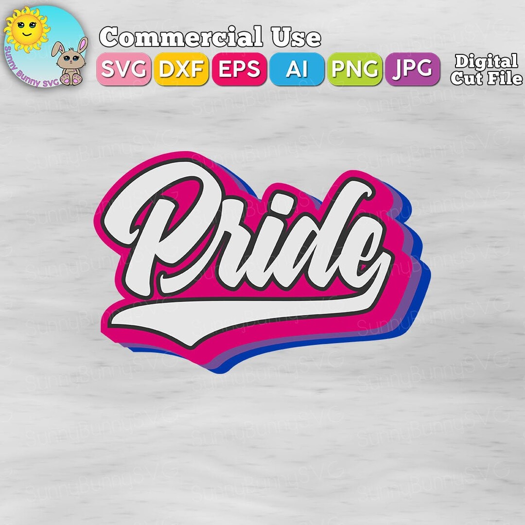 Retro Bi Pride Pride Svg Rainbow Svg Bisexual Pride Gay Pride Trans ...