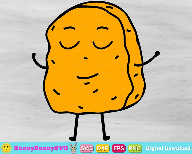Content Chicken Nugget Svg | Fast Food Svg | Chicken Tenders Svg ...