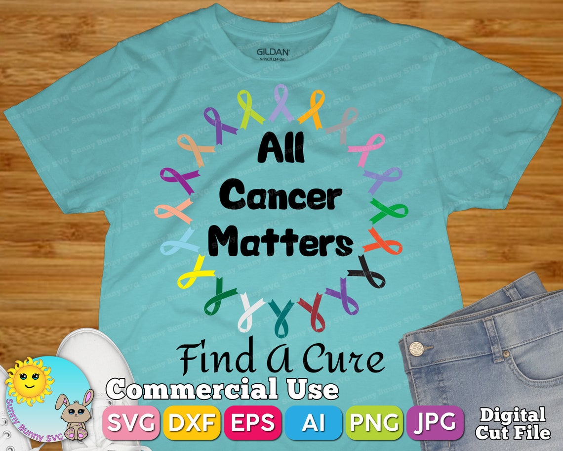 Cancer Awareness Svg | All Cancers Matter Svg | Cancer Svg | Find a ...