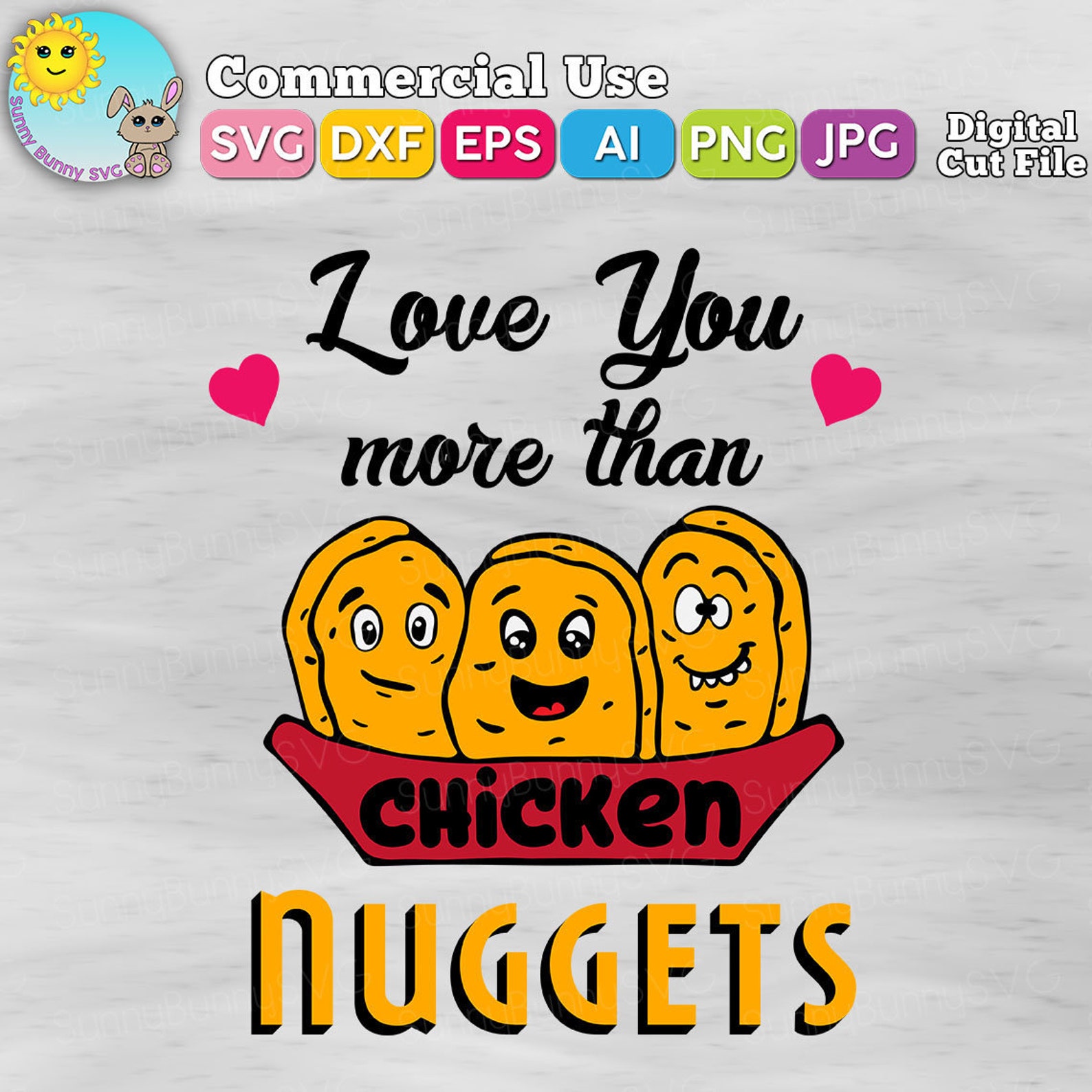 Chicken nuggets svg fast food svg chicken tenders svg i | Etsy