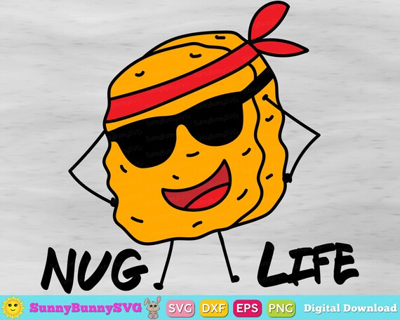 Nug Life Svg Chicken Nuggets Svg Chicken Svg Cute Food | Etsy