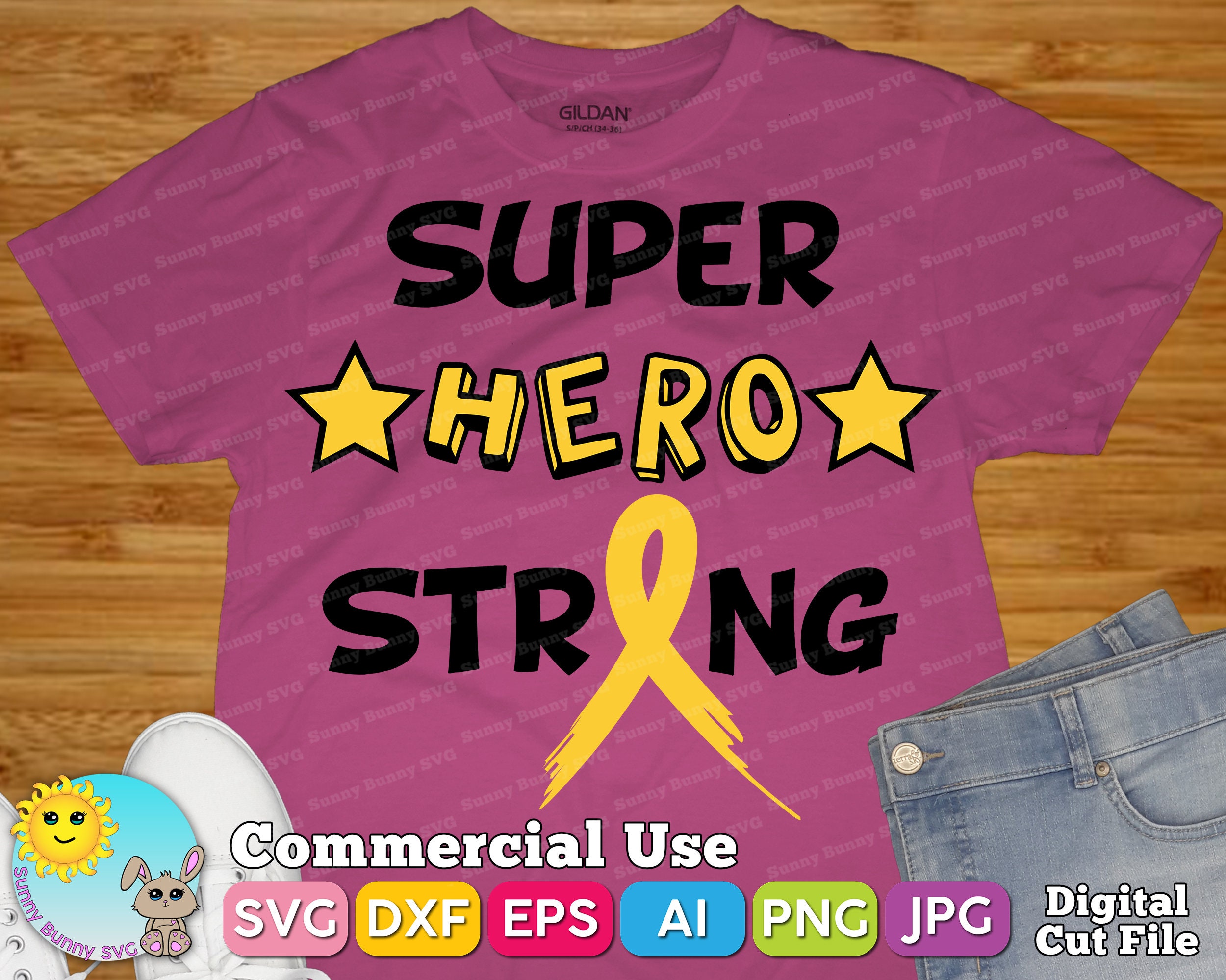 Superhero Cancer Svg