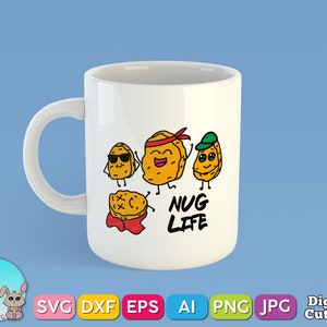 Nug Life Svg Chicken Nuggets Svg Fast Food Svg Chicken Tenders Svg ...