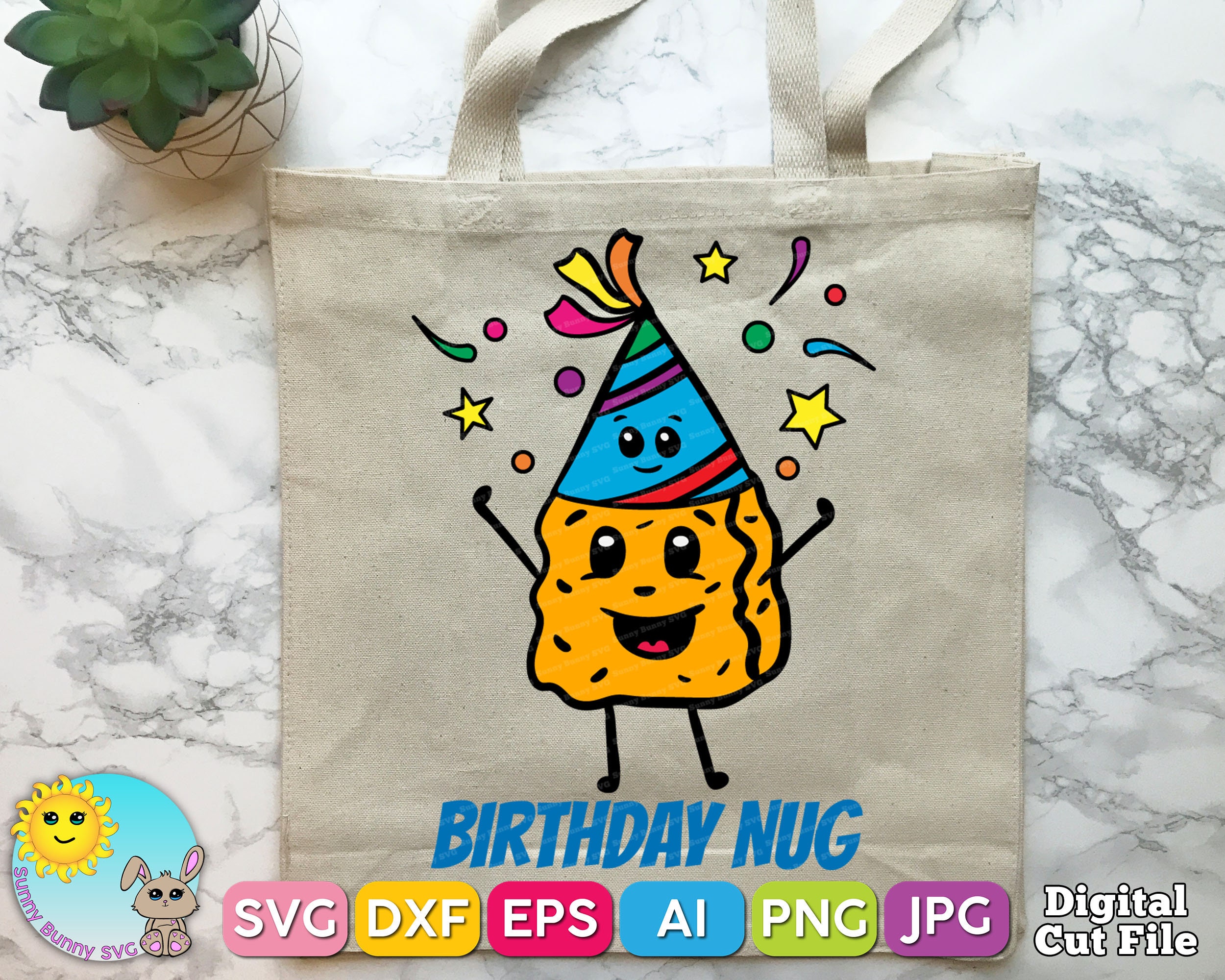 Birthday Nugget Shirt SVG Chicken Nuggets Svg Birthday | Etsy