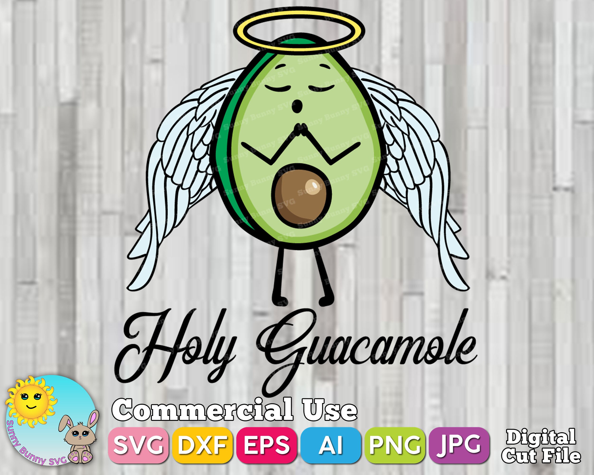 Holy Guacamole SVG Funny Avocado Svg Avocado Art Avocado - Etsy