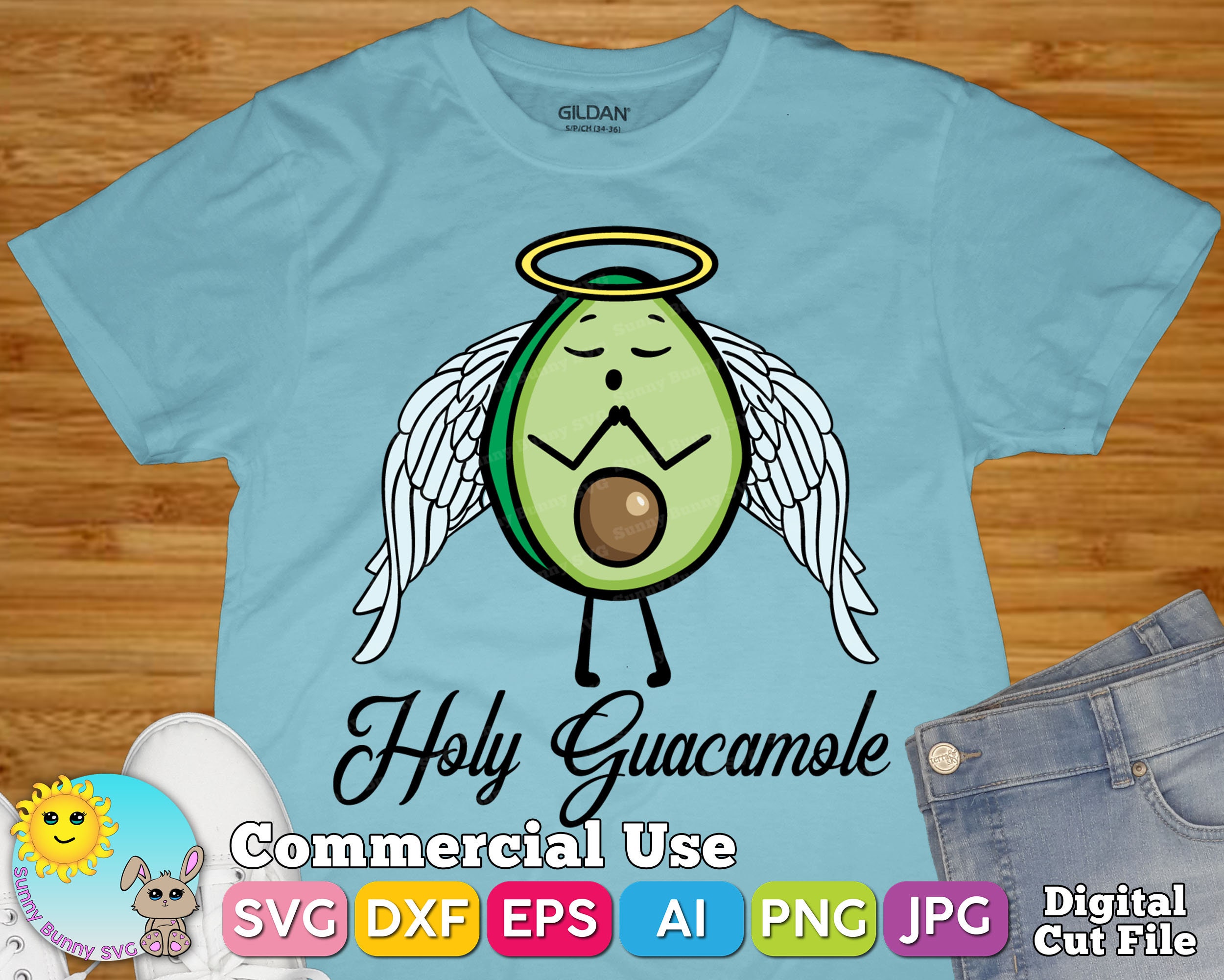 Holy Guacamole SVG Funny Avocado Svg Avocado Art Avocado - Etsy