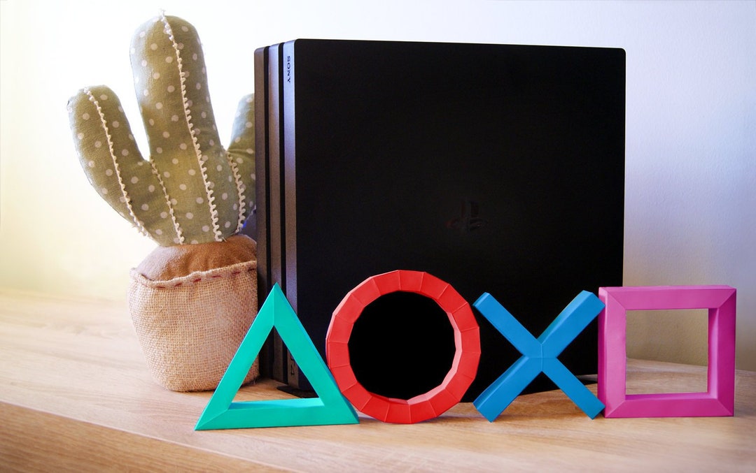 PS Playstation Symbols Papercraft, Kit de regalo de bricolaje ...