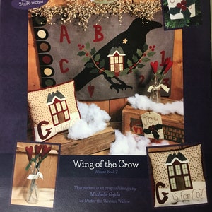 Wing of the Crow-book 2 Winter Wool Applique Pattern Book - Etsy
