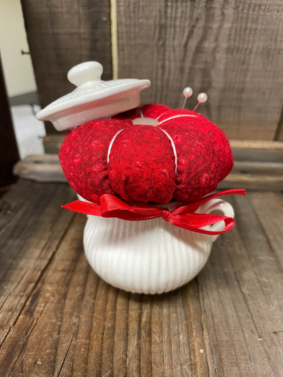 Toadstool Pin Cushion - Etsy