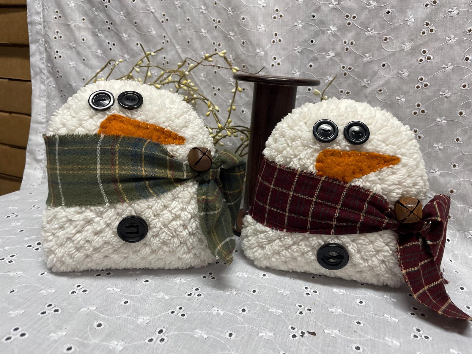 Chenille Snowman - Etsy