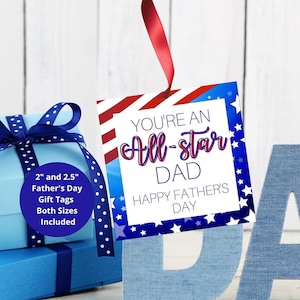 Fathers Day Gift Tag Printable, Fathers Day Tag, Fathers Day Gift Tag ...