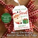 Secret Santa Tag, Printable Christmas Gift Tag, Santa Gift Tag, Secret ...