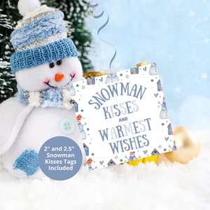 Printable Christmas Gift Tags, Snowman Tag, Christmas Gift Tag ...