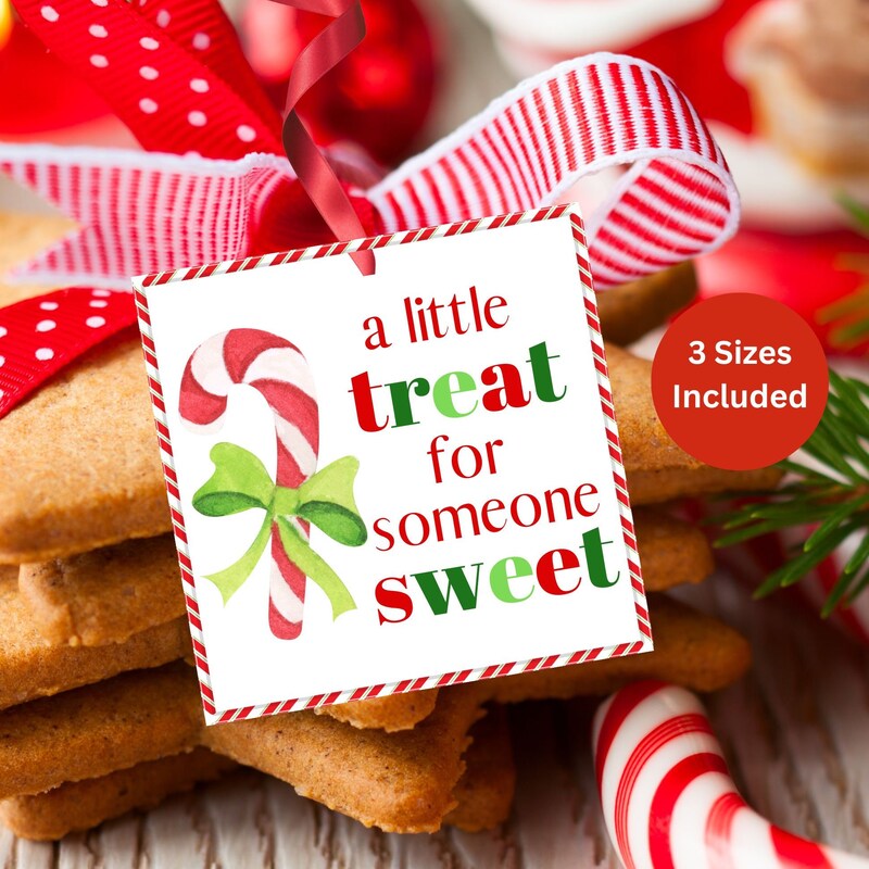 Christmas Treat Tags - Etsy