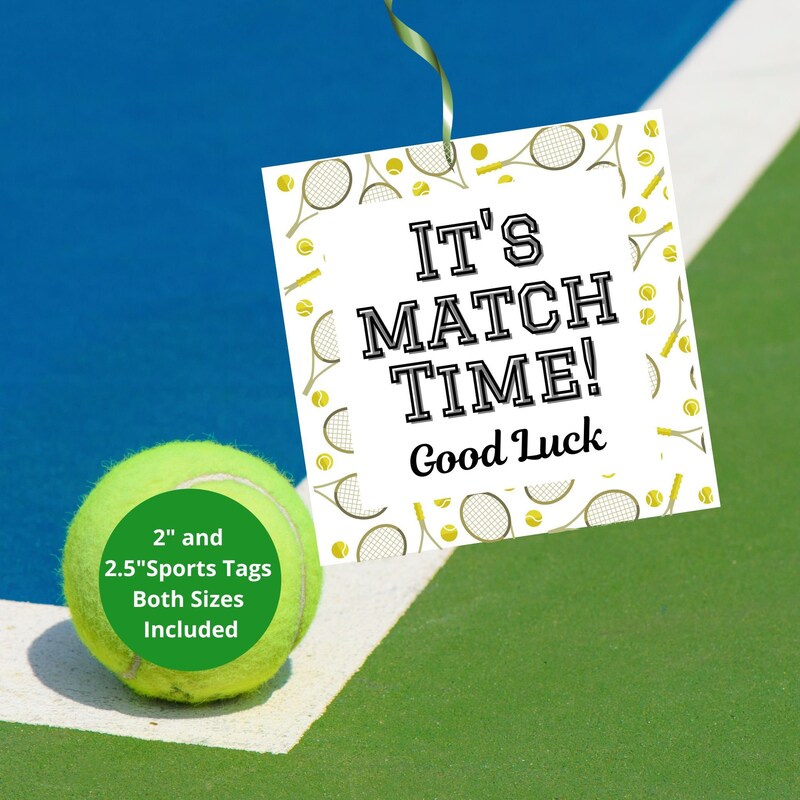 Tennis Bag Tag - Etsy