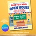 Back to School Flyer, School Open House Flyer, Editable School Flyer ...