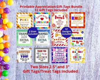 Printable Christmas Gift Tag Bundle Snowy Winter Deer Gift - Etsy