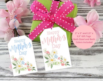 Mothers Day Gift Tags, Printable Mothers Day Treat Tags, Mothers Day ...