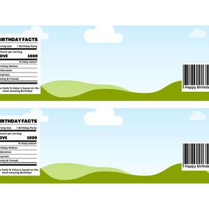 Chip Label, Chip Label Template, Editable Chip Label Template, Blank ...