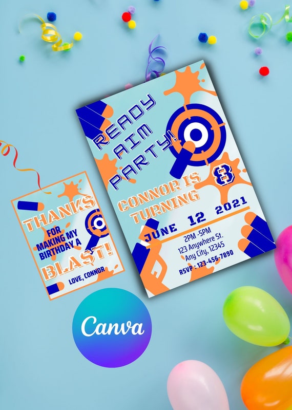 Dart Party Invitation Dart Party Invitation Template Dart - Etsy