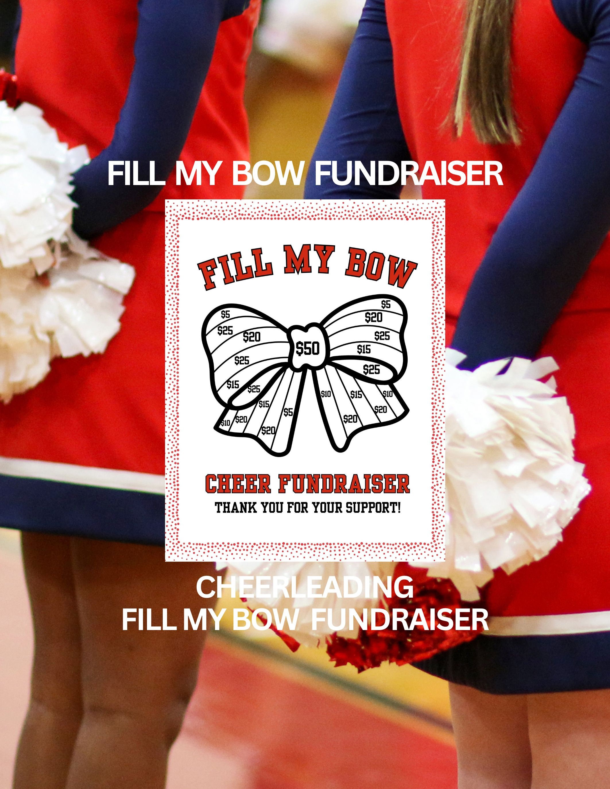Cheerleading Fundraiser, Cheer Fundraiser, Sport Calendar Fundraiser ...