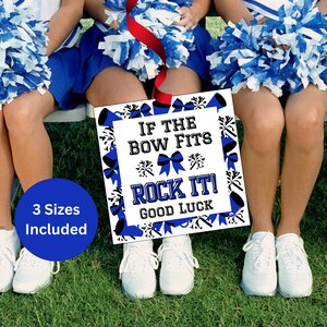 Cheer Tag, Cheerleading Tag, Good Luck Cheer Tag, Cheer Snack Tag ...