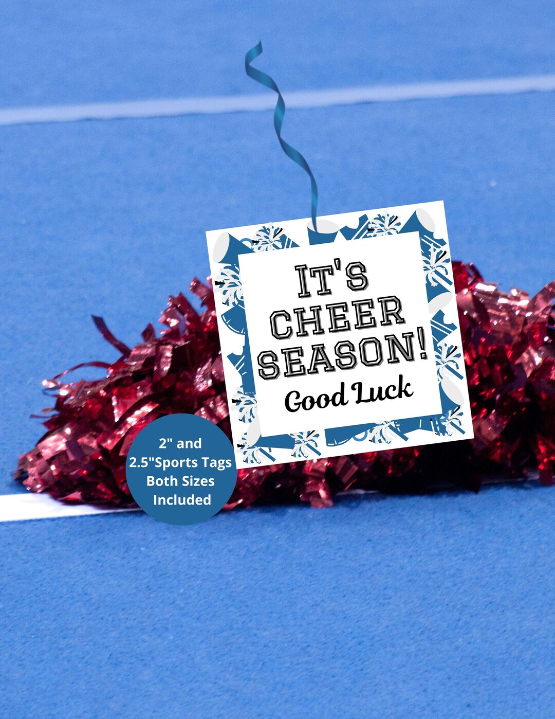 Cheer Tag, Cheerleading Treat Tag, Good Luck Cheer Tag, Cheer Snack Tag ...
