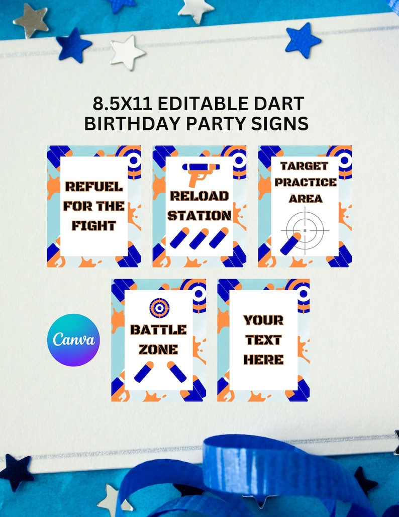 Dart Party Sign Dart Party Sign Template Dart Birthday Sign - Etsy