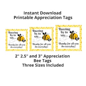 Appreciation Tag, Appreciation Gift Tag, Printable Appreciation Tag ...