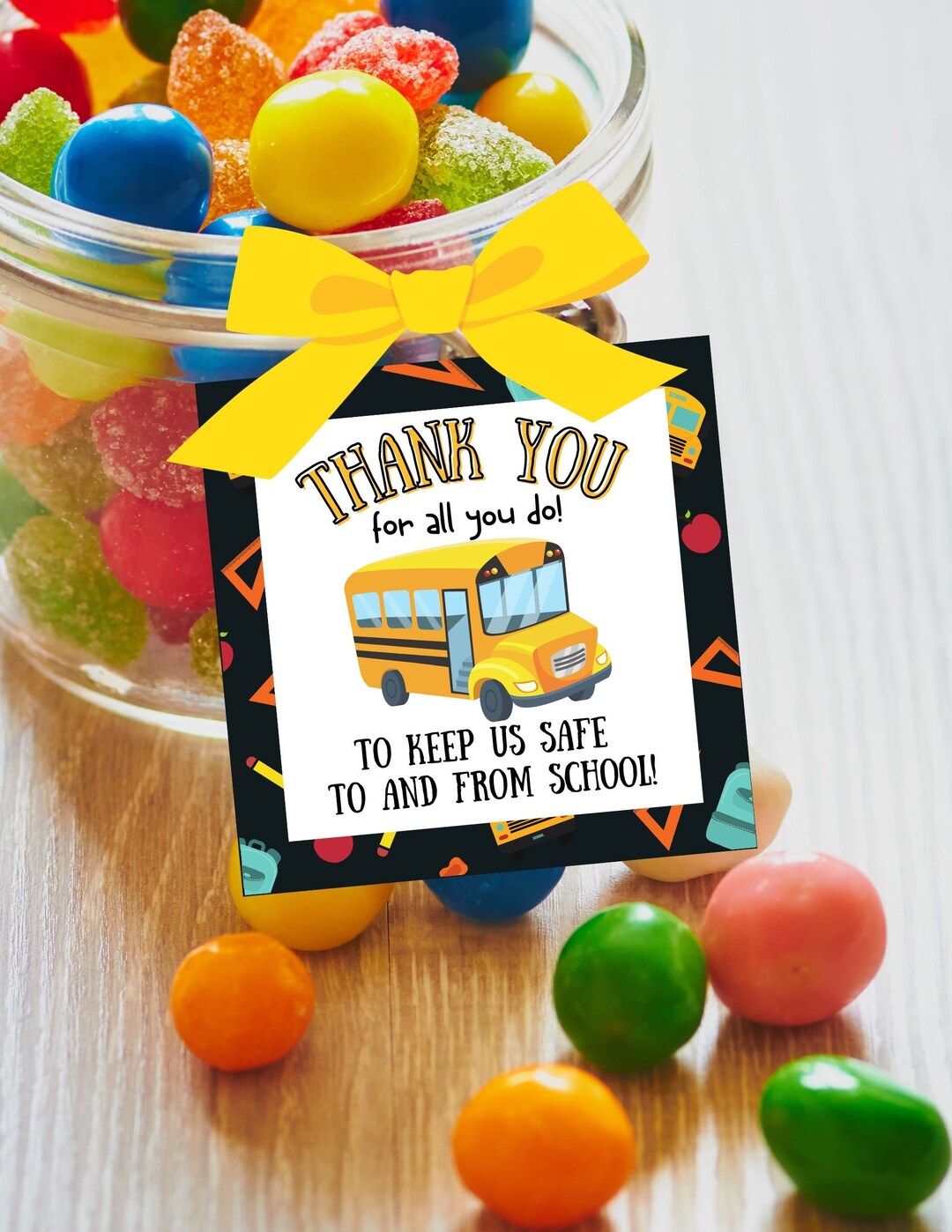 Bus Driver Appreciation Tag, Bus Driver Tag, Appreciation Tag ...