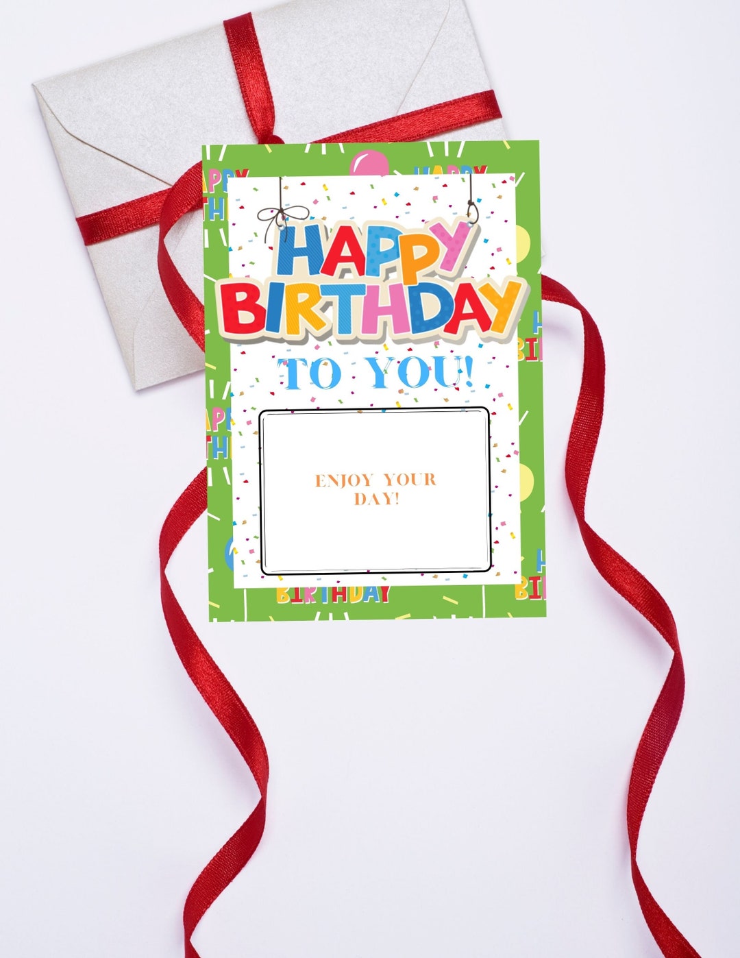 Birthday Gift Card Holder, Gift Card Holder, Happy Birthday Card Holder ...