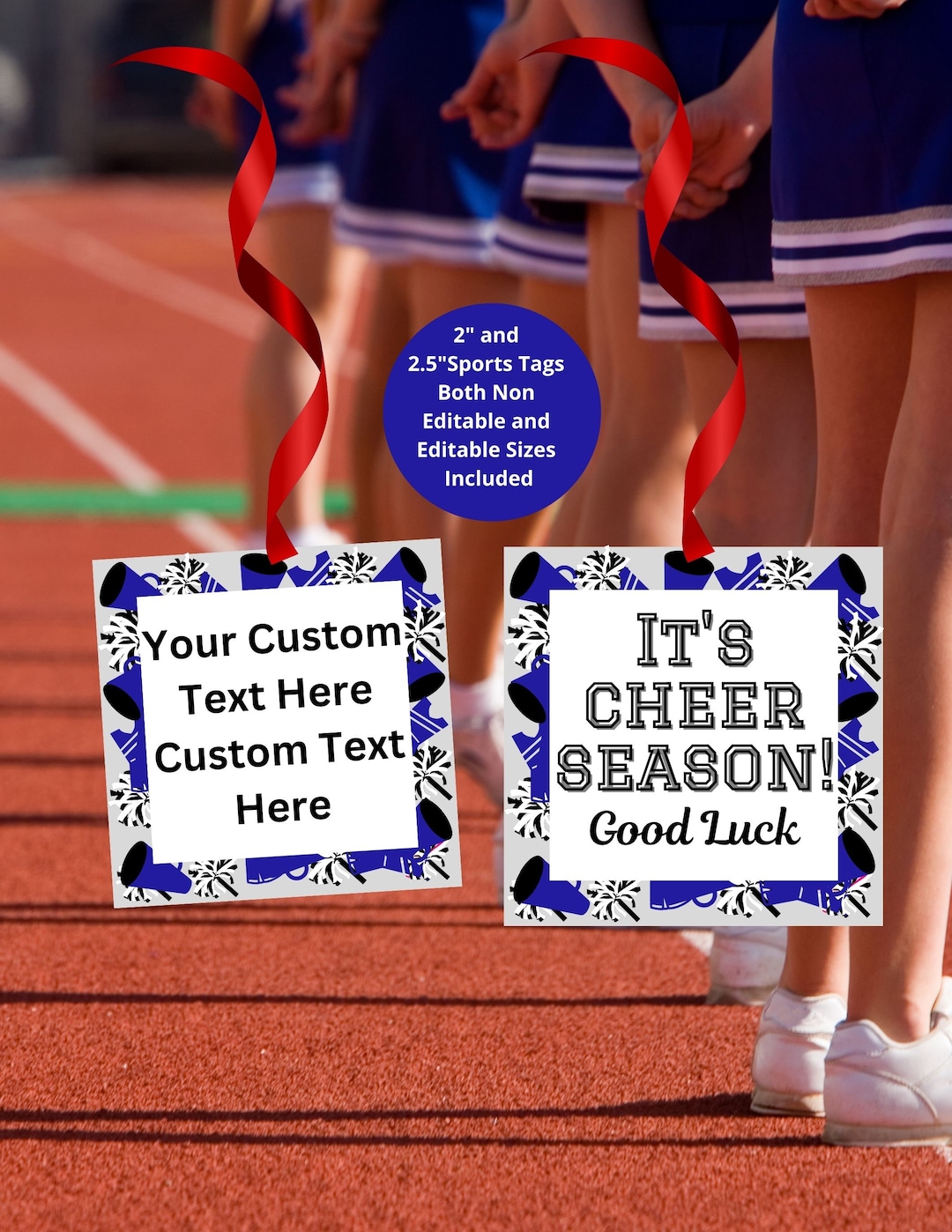 Editable Cheer Tag, Cheerleading Tag, Printable Cheer Tag, Cheerleader ...