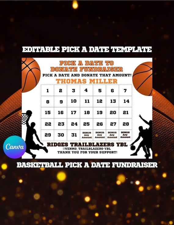 Basketball Calendar Template Custom School Basketball Schedule Magnets