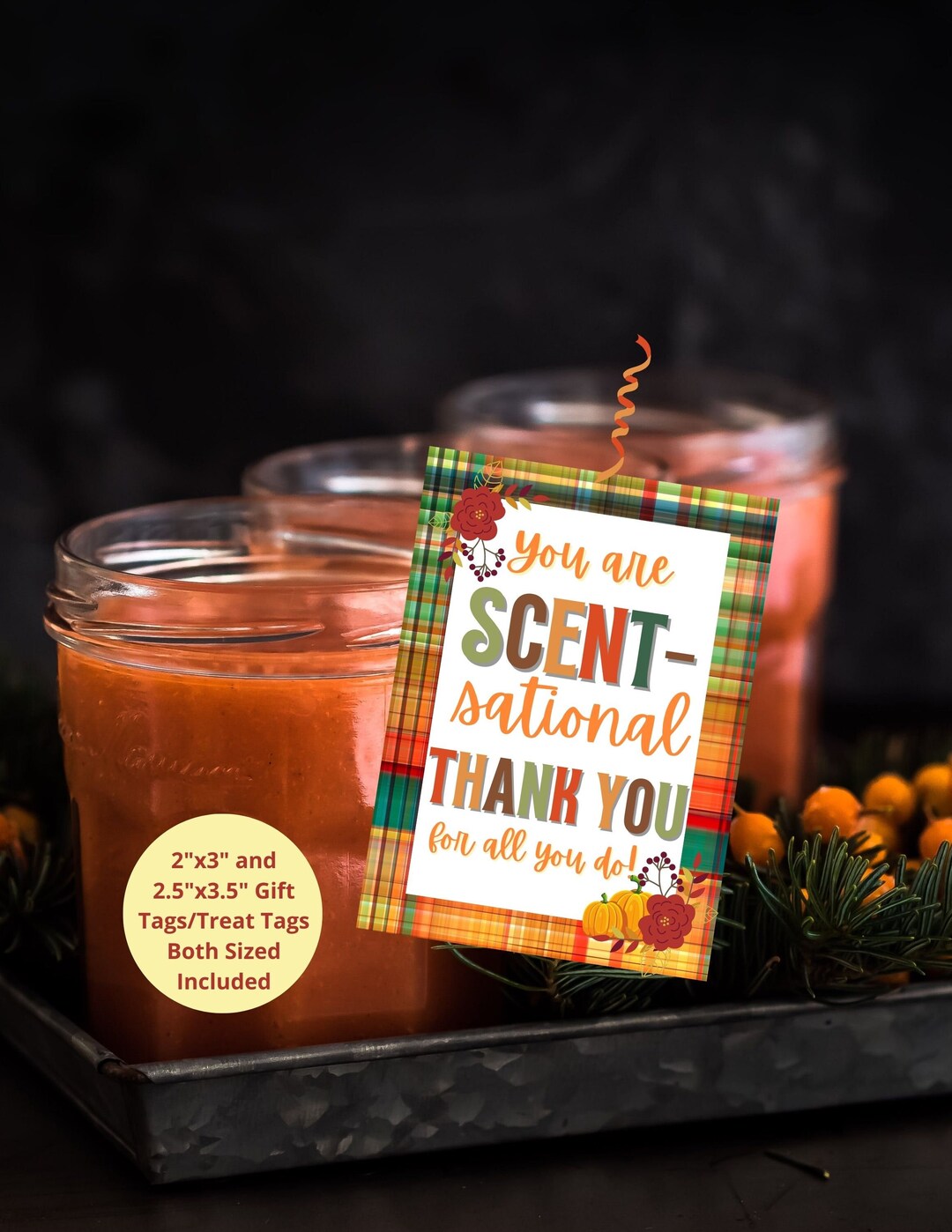 Teacher Tags, Fall Thank You Tags, Appreciation Tags, Staff ...