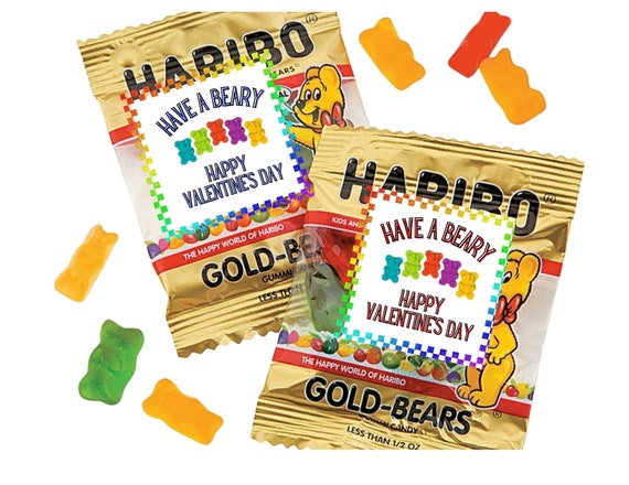 Gummy Bear Valentine Tag Printable Valentine Tag Valentine | Etsy