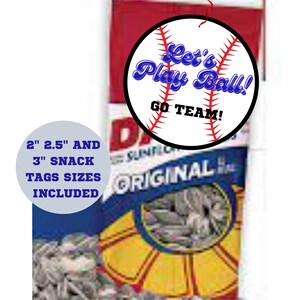 Baseball Gift Tags, Baseball Treat Tags, Let's Play Ball Treat Tags ...