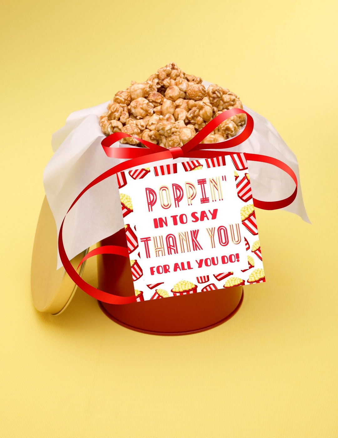 Appreciation Tags, Poppin Gift Tags, Printable Treat Tags, Poppin Gift ...