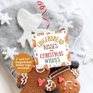 Printable Christmas Gift Tags, Gingerbread Tag, Gingerbread Gift Tag ...
