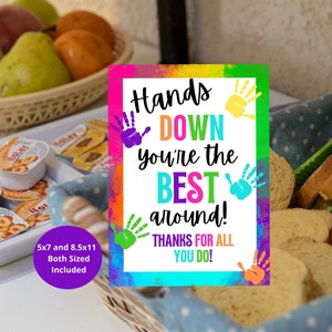 Appreciation Sign, Teacher Appreciation Sign, Appreciation Tag ...