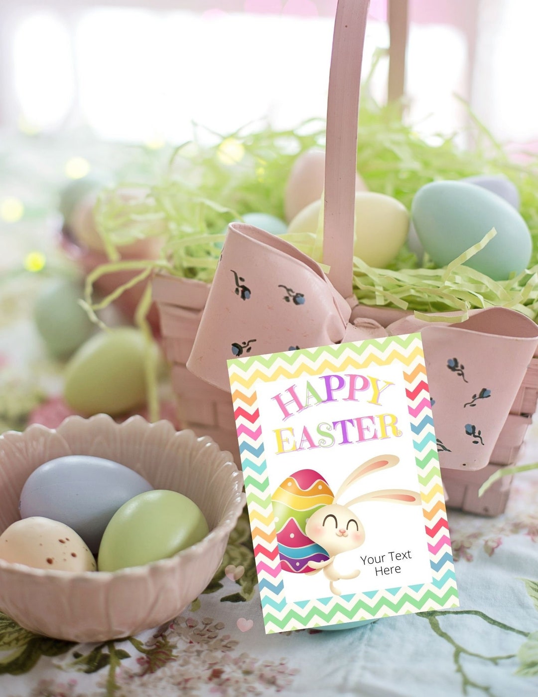 Easter Treat Tags, Easter Gift Tags, Editable Easter Treat Tags, Easter ...