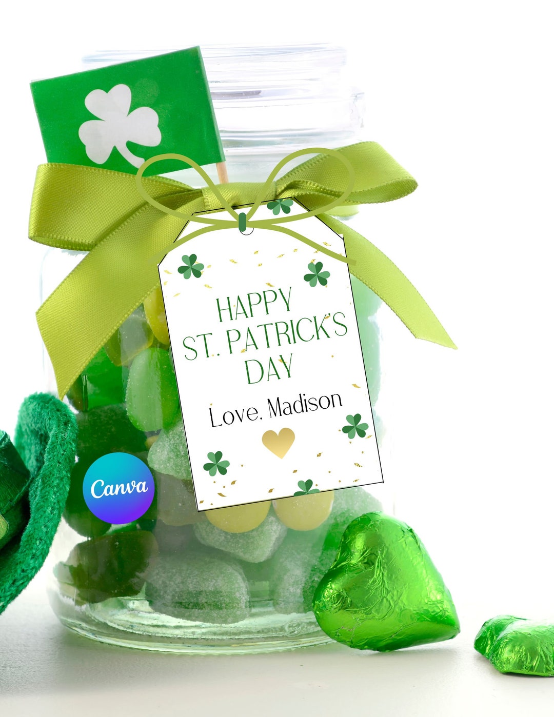 Editable St Patricks Day Tag, St Patricks Day Tag, St Patricks Day ...